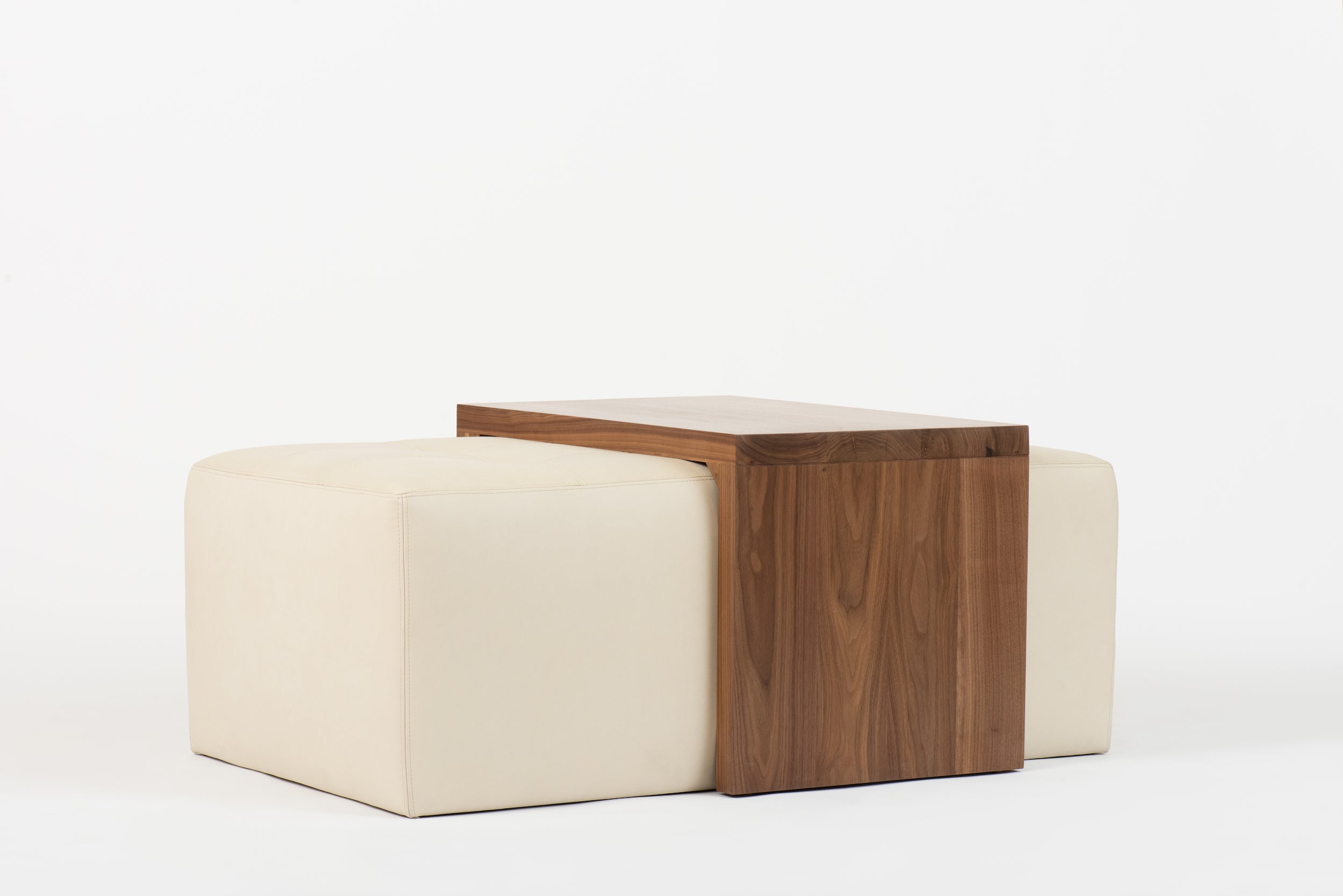 Twin Lakes Waterfall Table & Ottoman